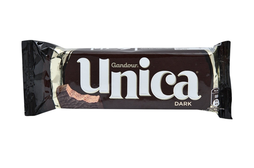 Unica DARK Chocolate Wafer, Traditional Lebanese Chocolate, Gift Box ...