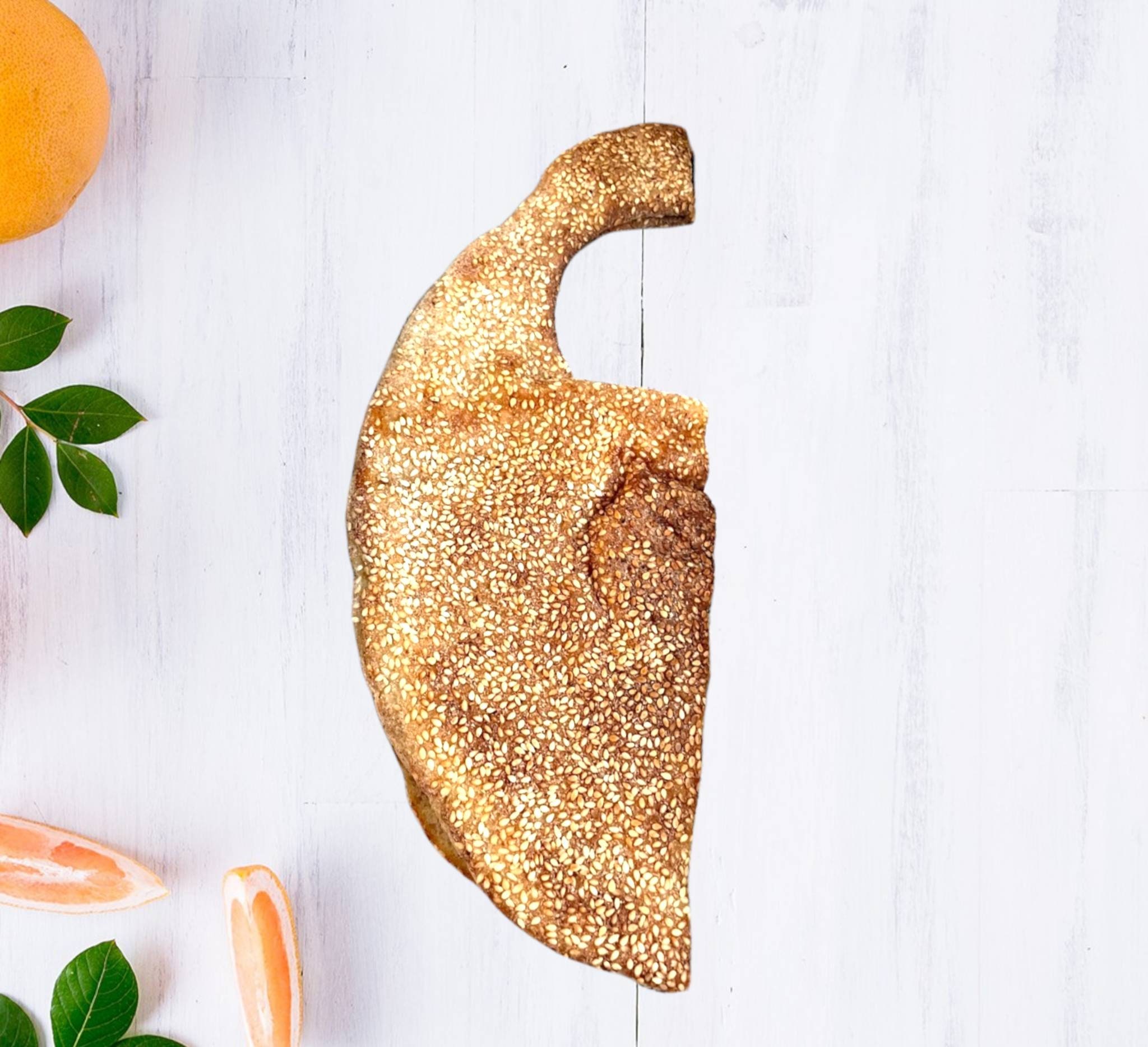 Kaak or Kaake' Sesame Flat Bread kaa3k, Baked to Order, Picon Cheese ...