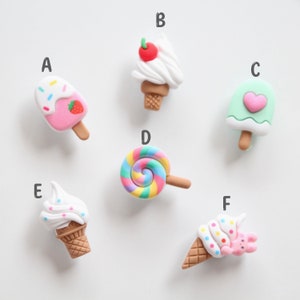 Cute Ice Cream Dessert Shoe Charms - Etsy