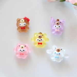 Shiny Jelly San Family Kawaii Shoe Charms | Flat Clear - Etsy
