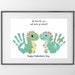 Dinosaur Happy Valentine's Day Hand Print Art Boy to Parents ...