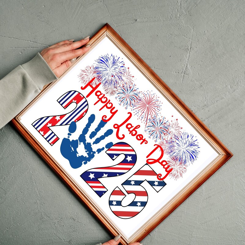 Father Day Handprint - Etsy