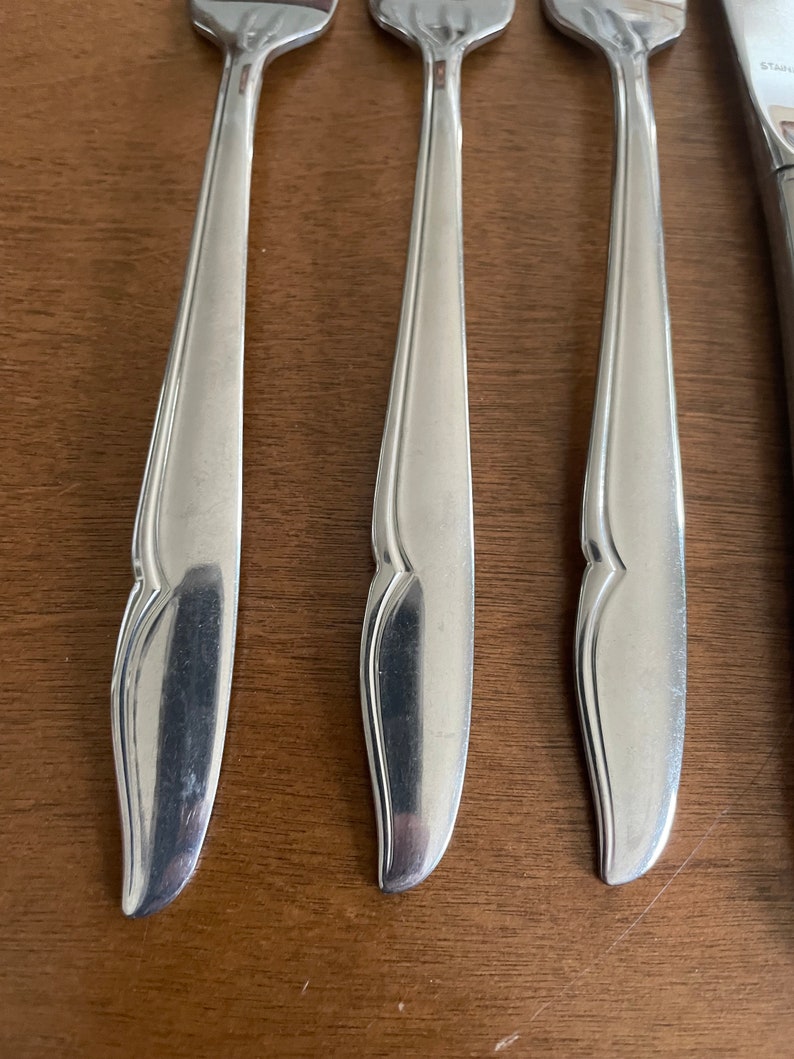 Oneida PROFILE Oneidacraft Deluxe Stainless Steel Flatware Set 22 Pc - Etsy