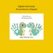 Dinosaur Happy Valentine's Day Hand Print Art Boy to Parents ...