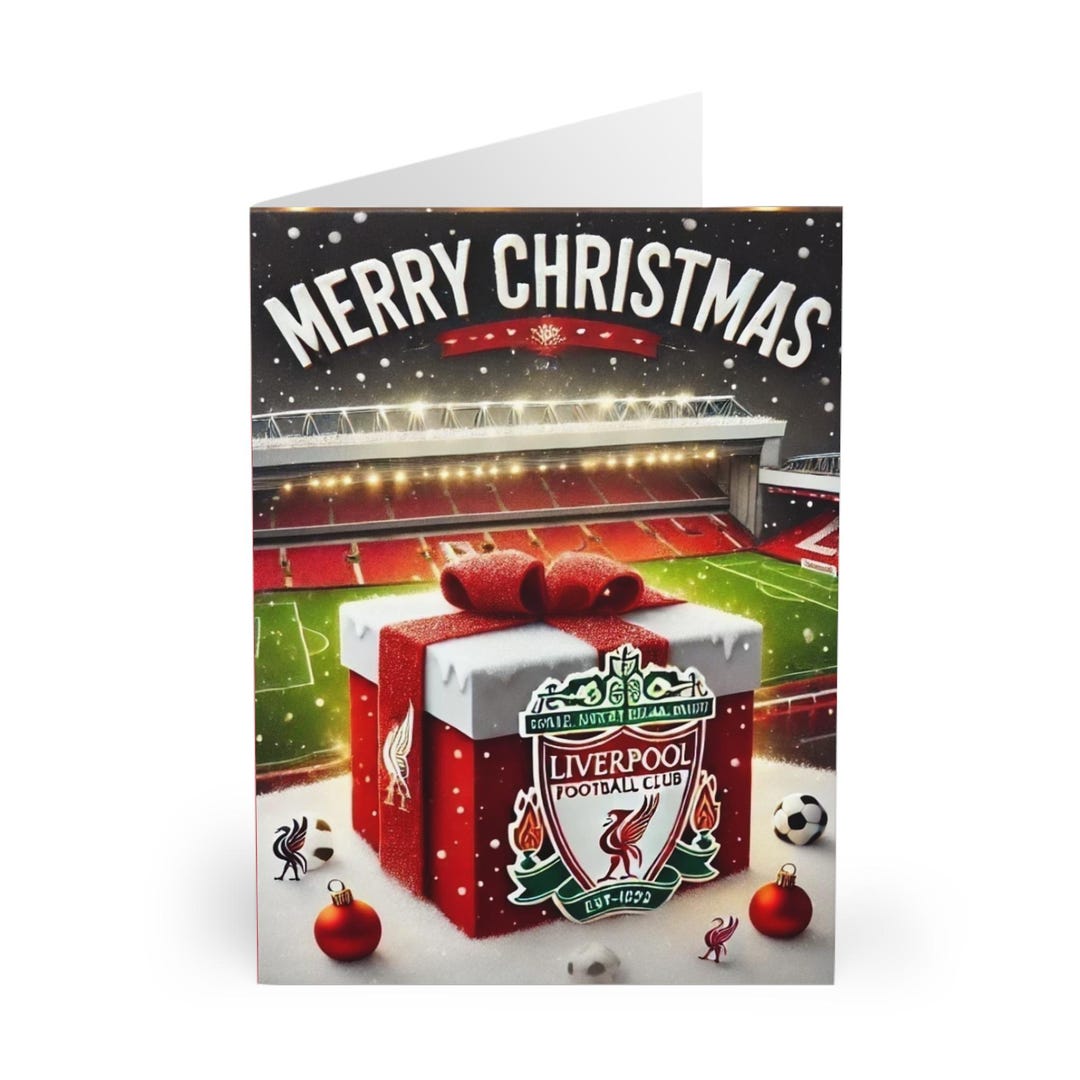 Liverpool Christmas Card Set 10 Pack Holiday Greeting Cards Pack ...