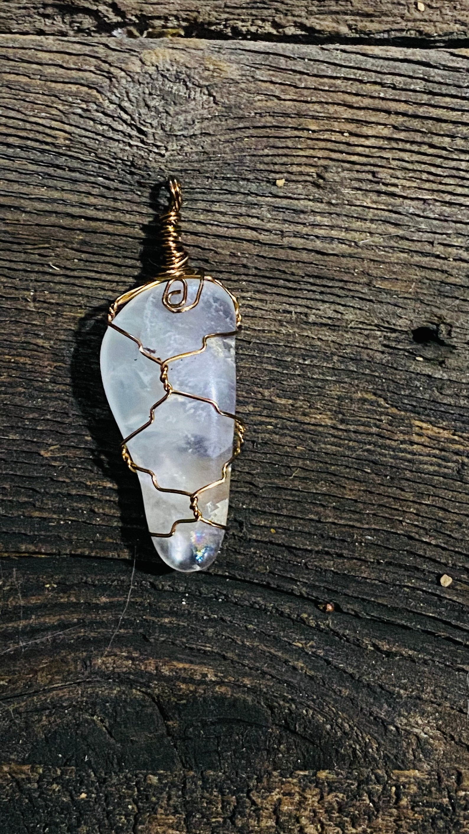 Wire Wrapped Crystals. Jewelry Pendent Gifts Healing - Etsy