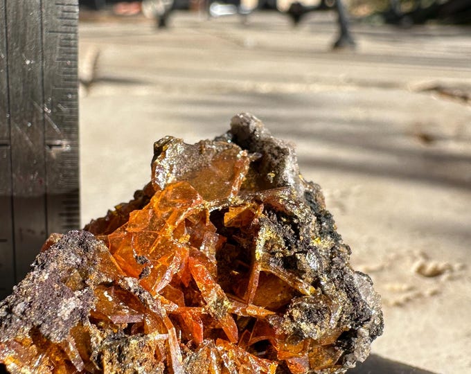 Wulfenite CRYSTAL Cluster, Geology, Rocks, Mineral Gifts, Crystals Real ...
