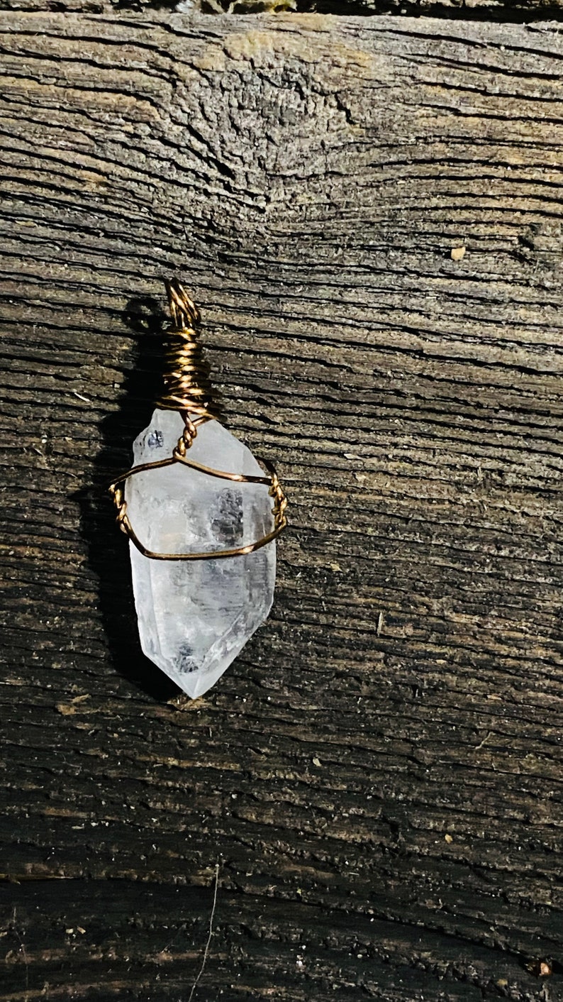 Wire Wrapped Crystals. Jewelry Pendent Gifts Healing - Etsy