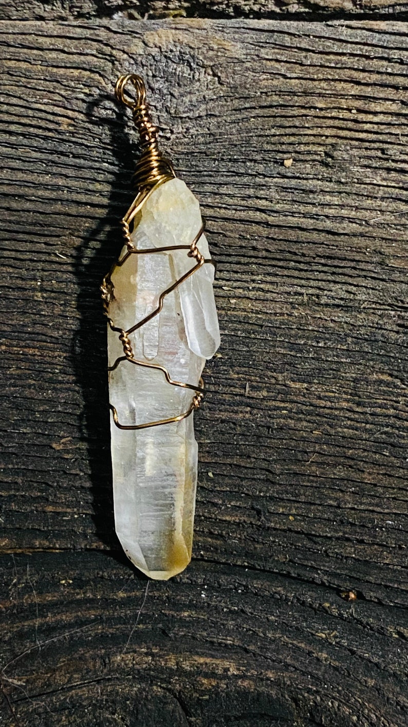 Wire Wrapped Crystals. Jewelry Pendent Gifts Healing - Etsy