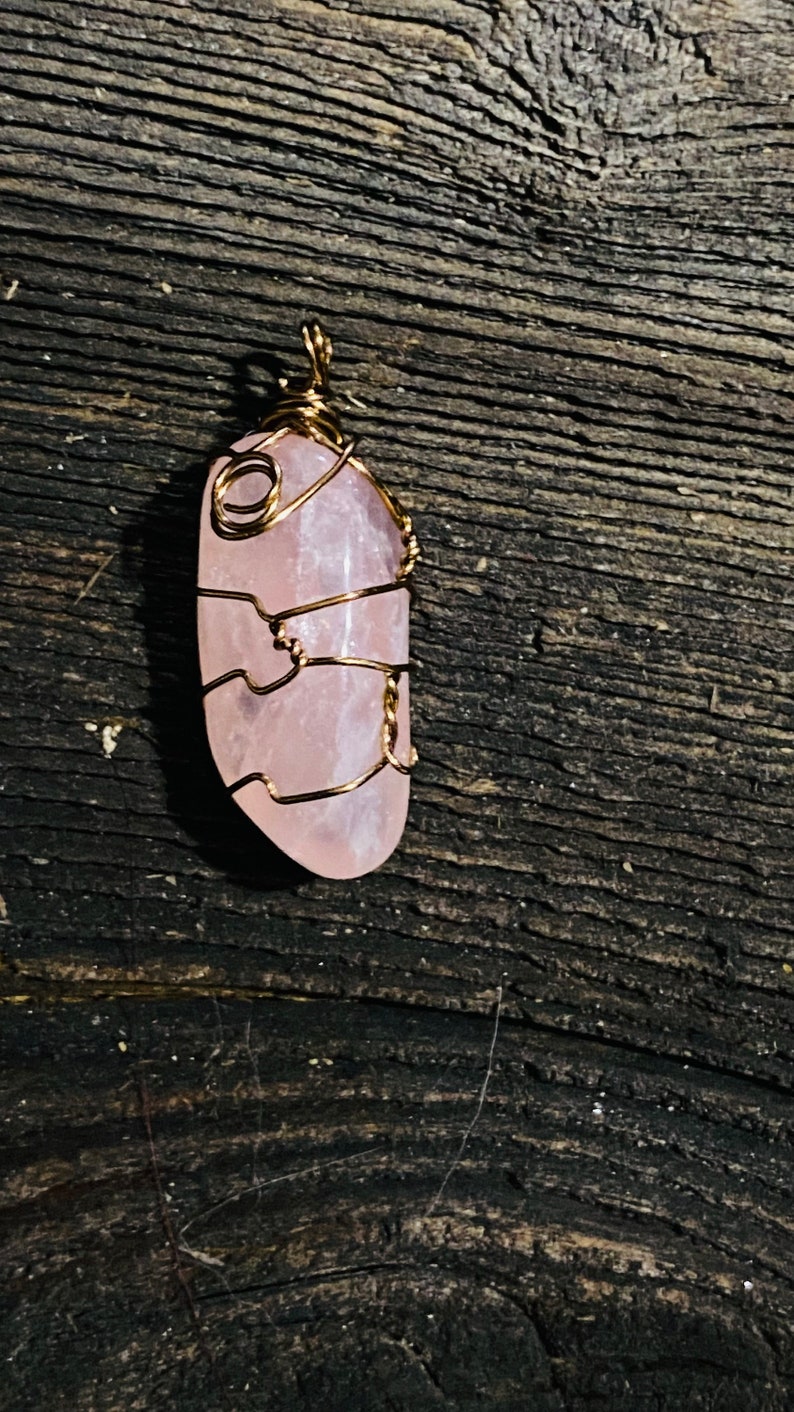 Wire Wrapped Crystals. Jewelry Pendent Gifts Healing - Etsy