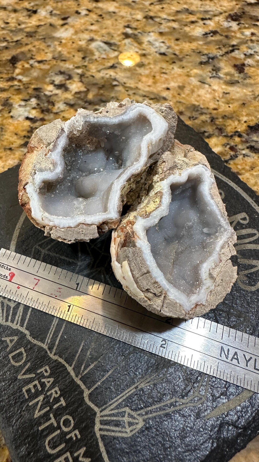 GEODE Pair, Dugway Geodes, Natural Found, Geology, Rocks, Mineral Gifts, Crystals, Real Stones ...