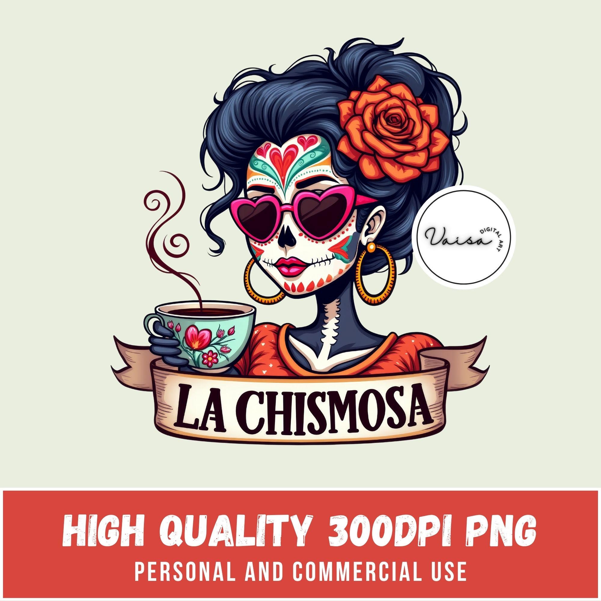 La Chismosa Png, Funny Mexican Chisme Sublimation Design, Sublimation ...