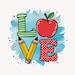 Teacher Love Clipart, Back to School Illustration, Teacher Appreciation ...