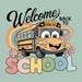 Welcome Back to School, Cheerful School Bus Graphic PNG, School Love ...