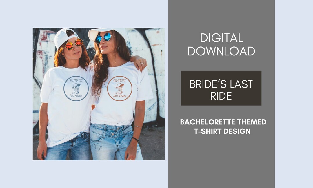 Rodeo Themed Design for Western Themed Bachelorette Shirts - Etsy