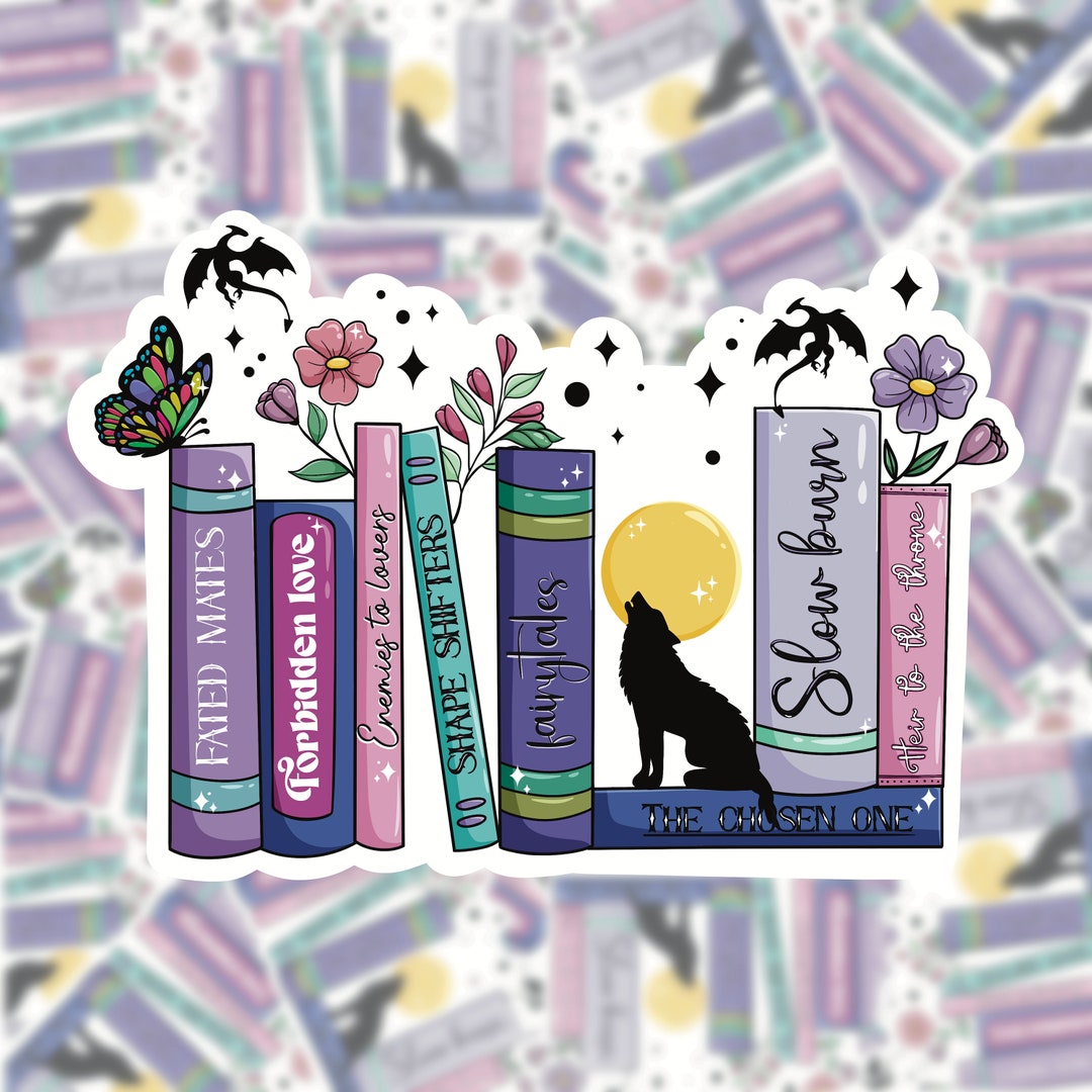 Book Trope Vinyl Stickers for Book Lovers | Smut Romance Reader ...