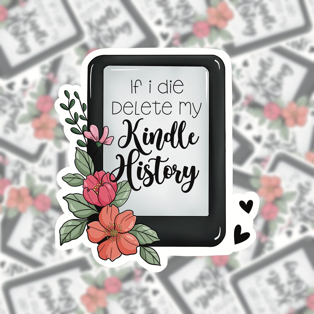 Funny Kindle Vinyl Sticker | Smut Romance Reader | Kindle, Water Bottle ...