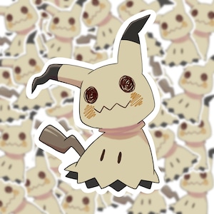 MIMIKYU Sticker Anime Gaming Vinyl Sticker for Laptops, Water Bottles ...