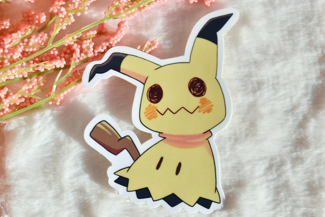 MIMIKYU Sticker Anime Gaming Vinyl Sticker for Laptops, Water Bottles ...