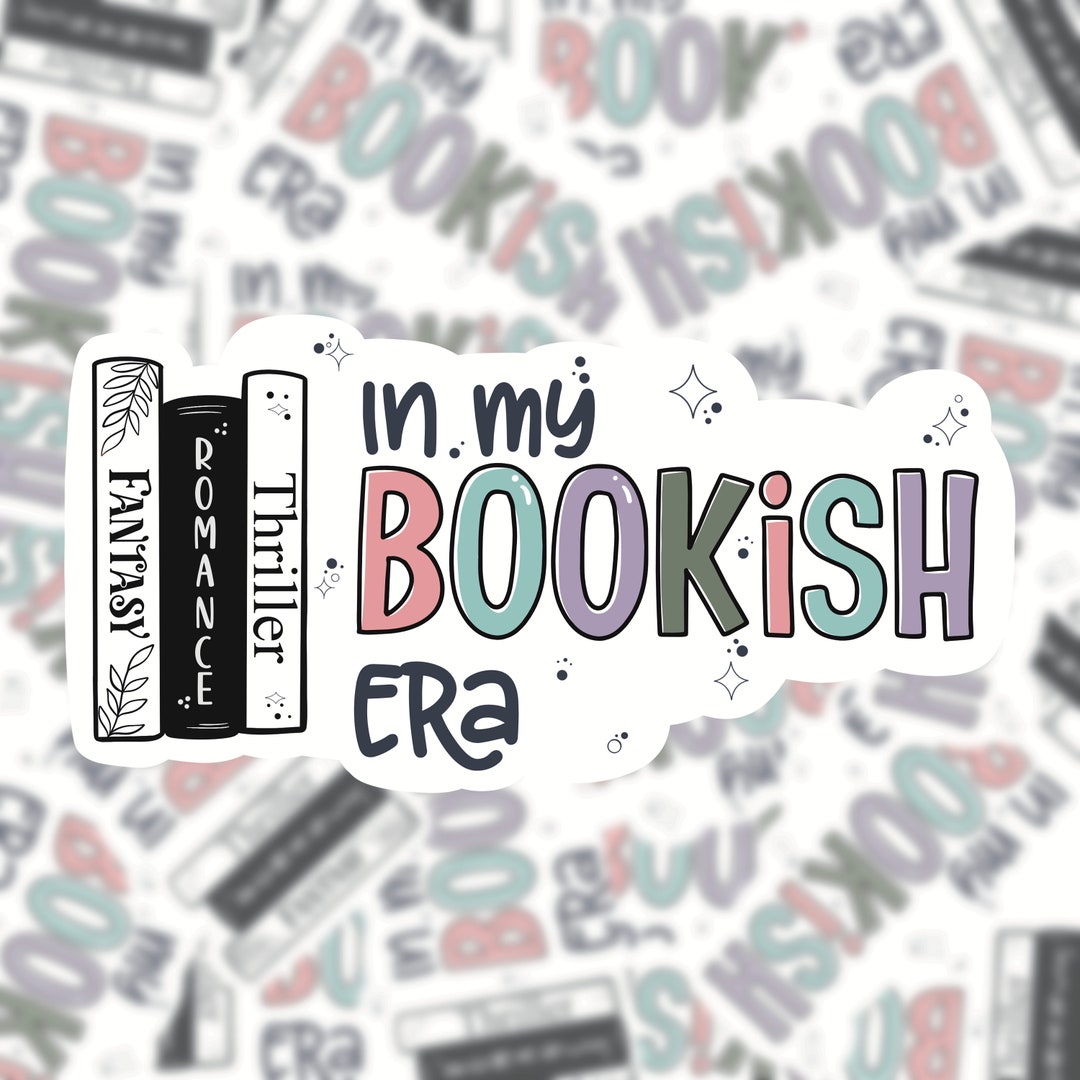 In My Bookish Era Book Stack Sticker for Book Lovers - Mini ...