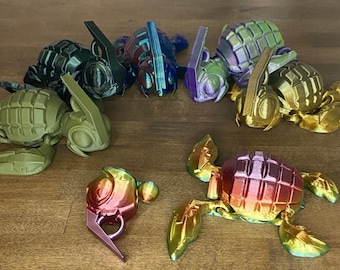 Grenade Turtle - Etsy