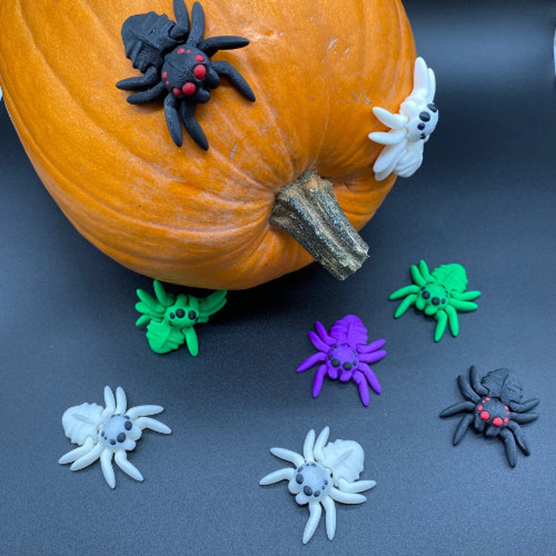 Baby Spider 3-pack | 3D Printed Articulating Baby Spiders | Moveable ...