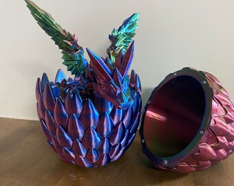 3D Printed Dragon Egg Container - Etsy