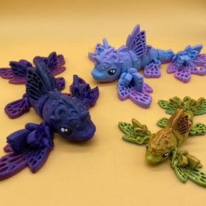 Butterfly Dolphin Fidget Toy | 3D Printed Articulating Cute Flutterfin ...