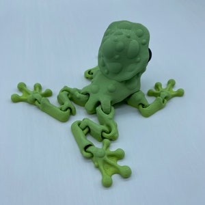 Mushroom Frog Fidget Toy 3D Printed Articulating Mushroom Frog ...