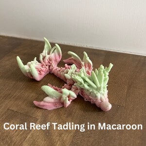 Coral Reef Dragon Fidget Toy | 3D Printed Articulating Ocean Dragon ...