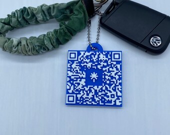 Customized 2D QR Code Printed on 1 Inch Labels - Etsy