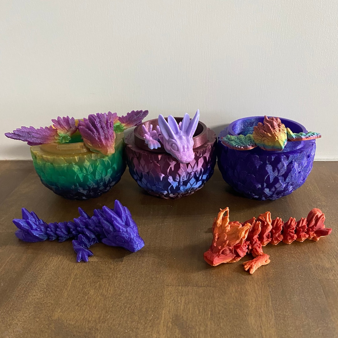 Articulated Tadling Dragon With Dragon Egg | Twist Scale Egg, Surprise ...