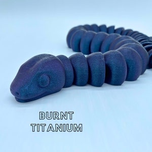 Snake Fidget Toy 30 Inches Long! | 3D Printed Articulating Reptile ...