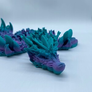 Coral Reef Dragon Fidget Toy | 3D Printed Articulating Ocean Dragon ...