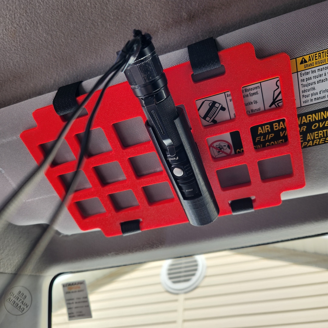 Flashlight Mount Overlanding Gear 3D Printed Molle Gear Gift Ideas for Him - Etsy