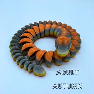 Snake Fidget Toy 30 Inches Long! | 3D Printed Articulating Reptile ...