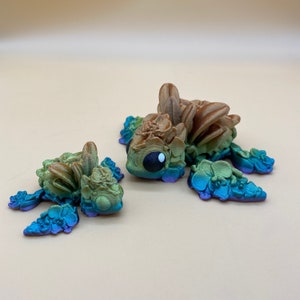 Orchid Turtle | Articulated Flower Toy | Flexi Toy | Fidget Toy | 3D ...