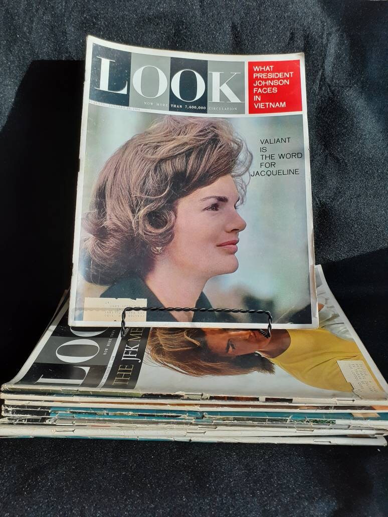 Vintage LOOK Magazines From the 60's/john. F Kennedy/jfk - Etsy