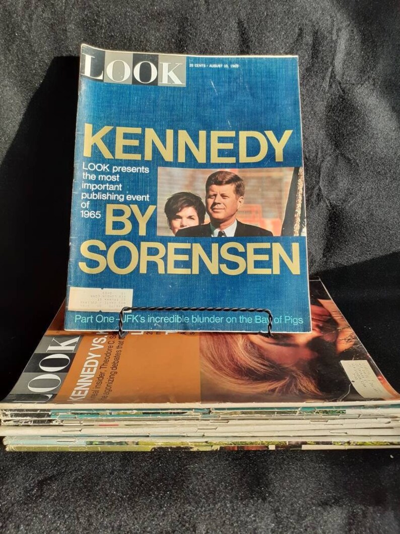 Vintage LOOK Magazines From the 60's/john. F Kennedy/jfk - Etsy