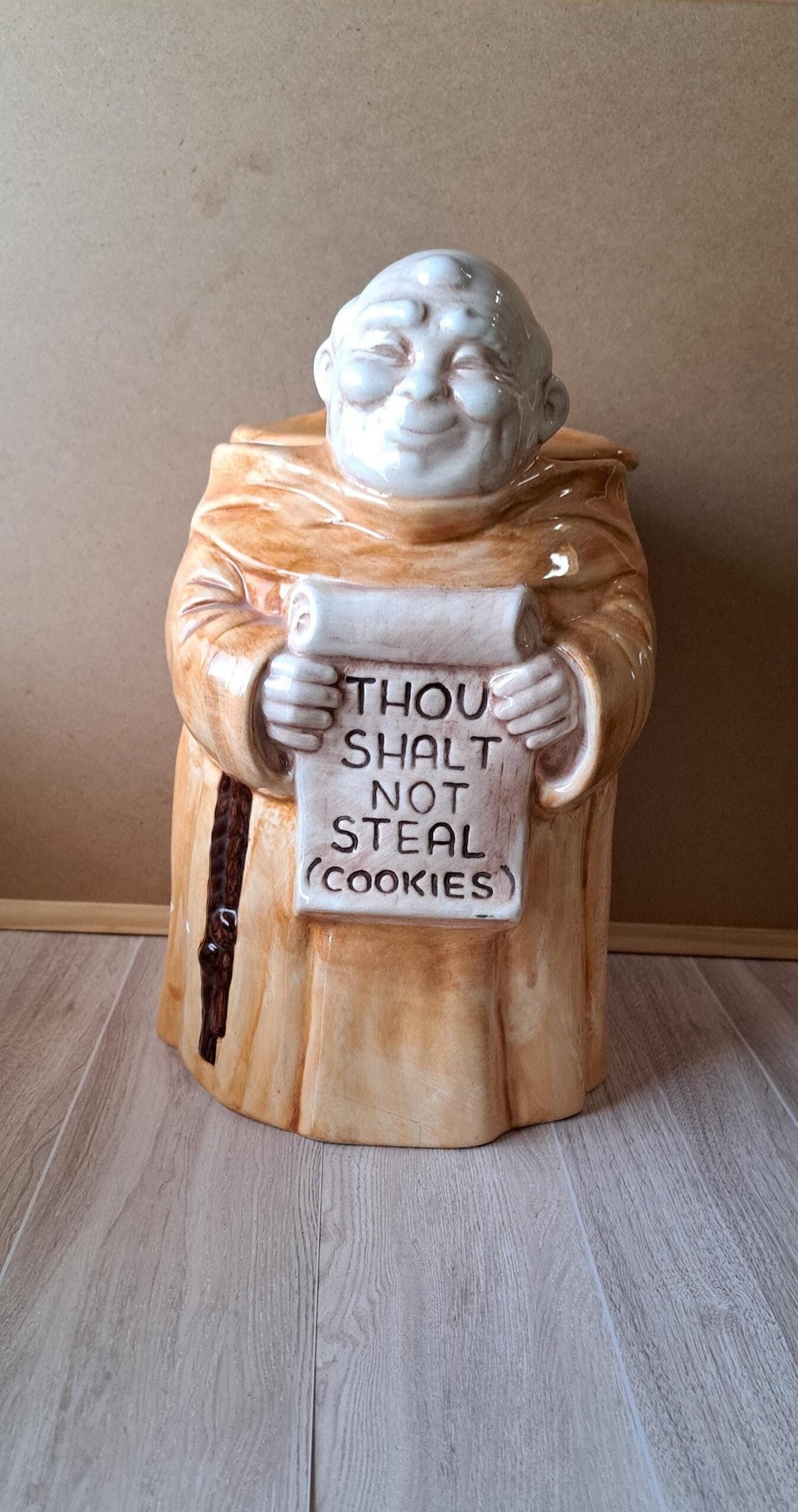 Monk Cookie Jar/vintage Treasure Craft - Etsy