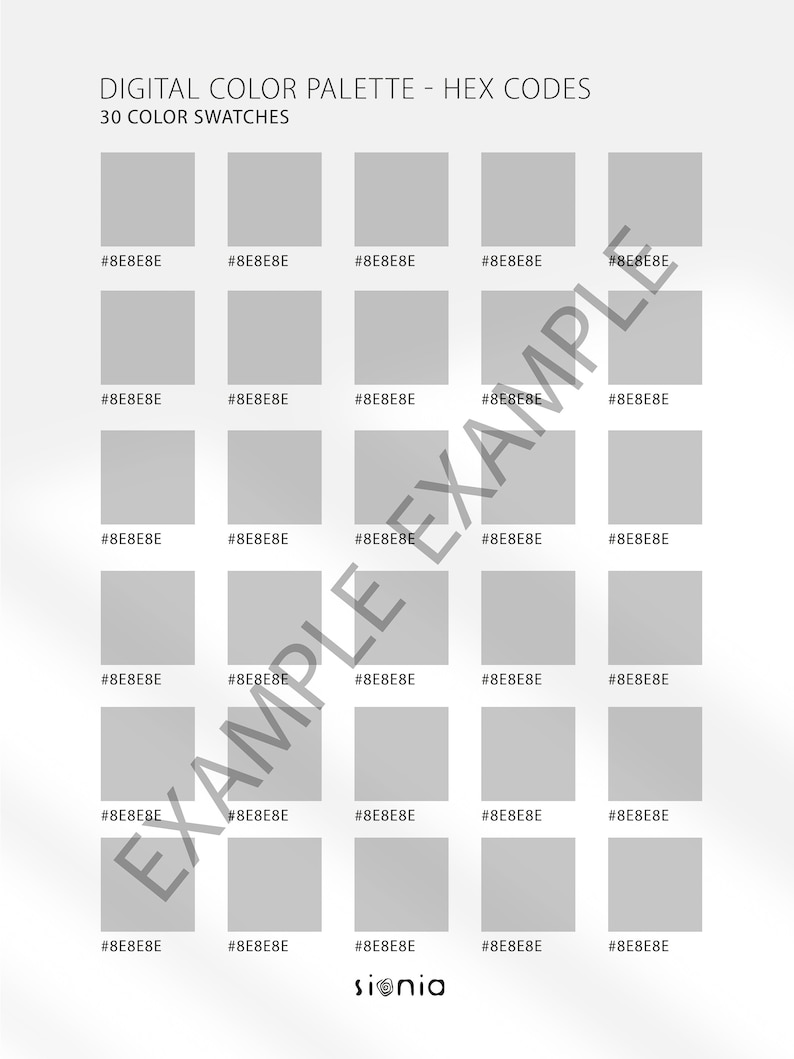 Forest Green Procreate Color Palette I HEX CODES I Procreate Goodnotes ...