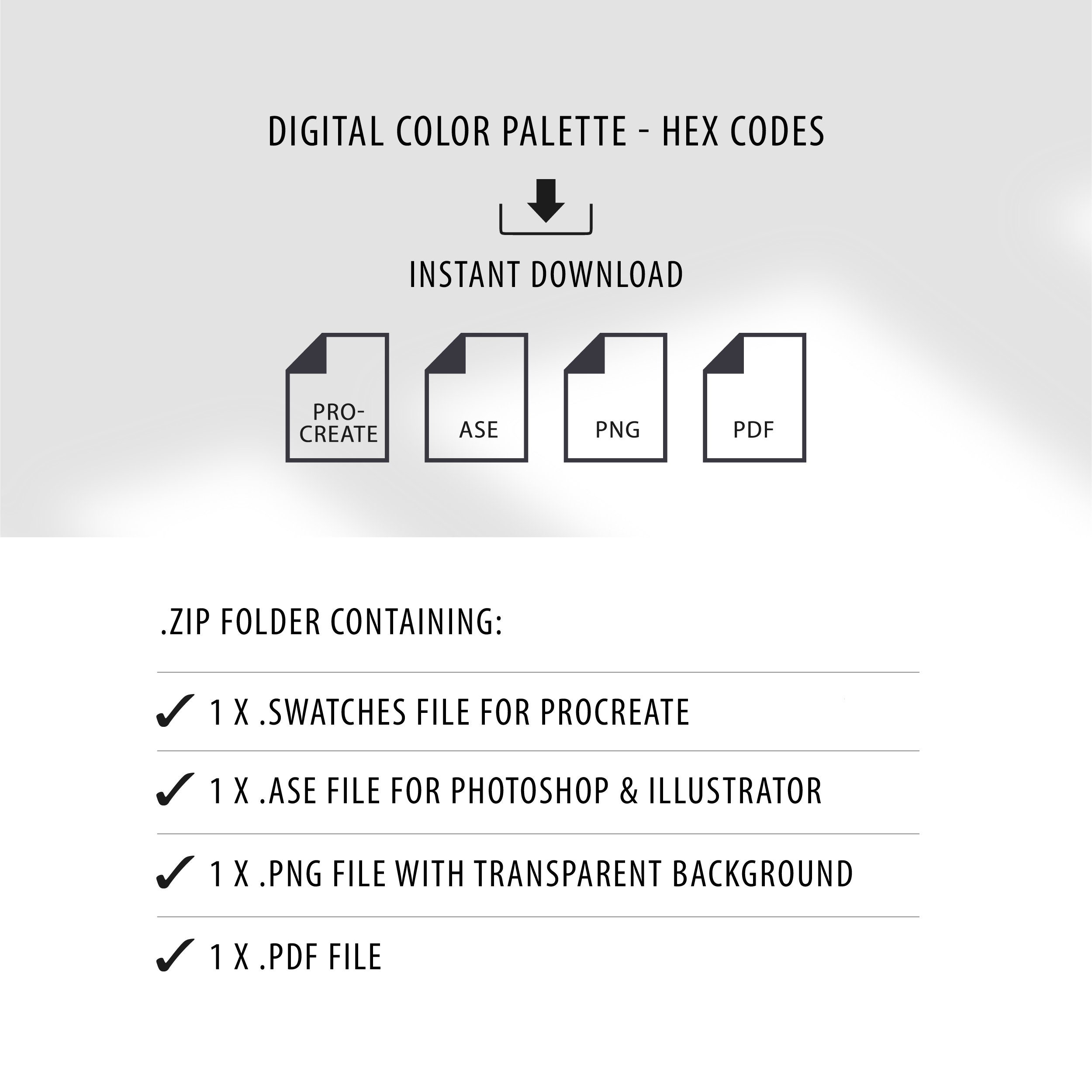 Forest Green Procreate Color Palette I HEX CODES I Procreate Goodnotes ...