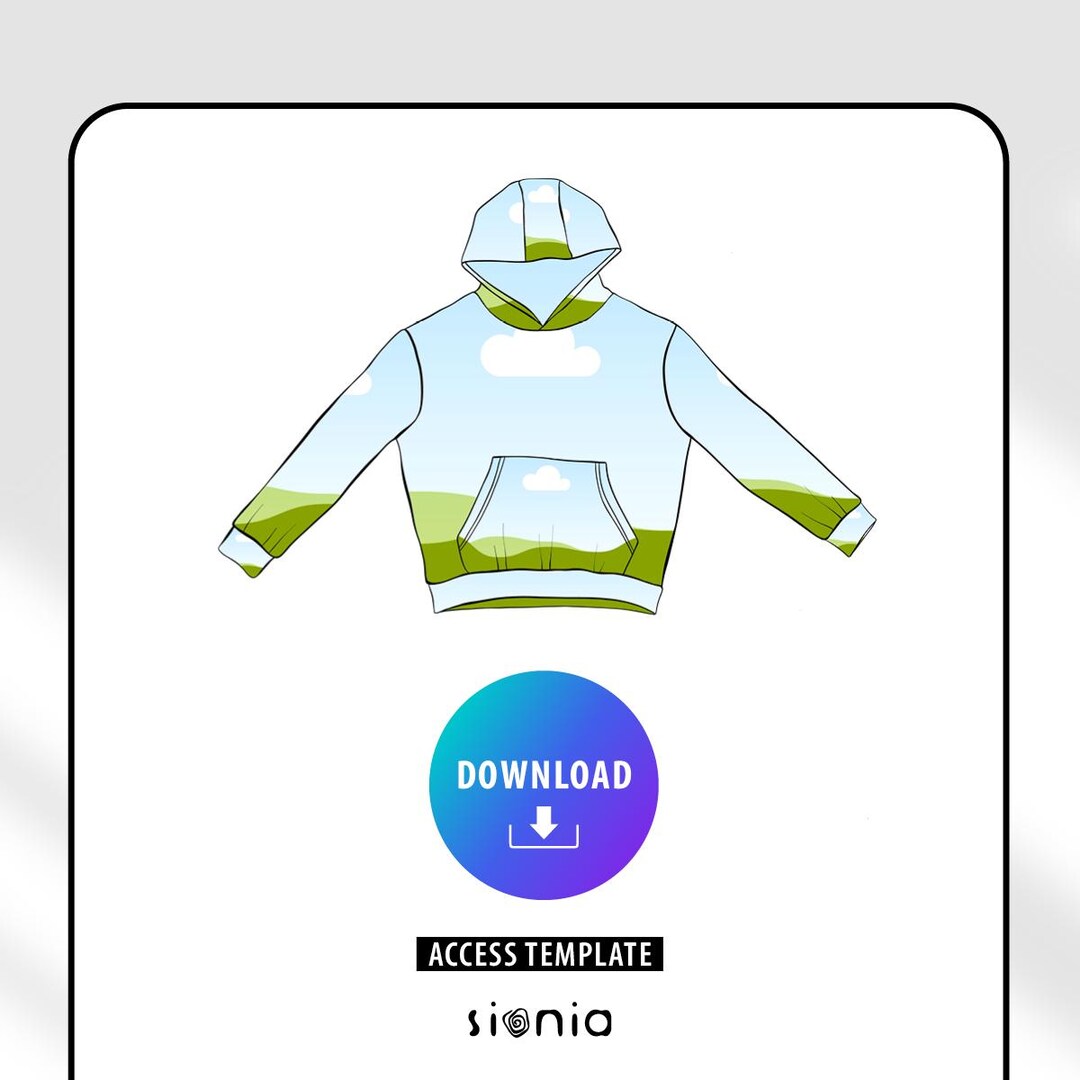 Hoodie Mockup Canva Template | Jumper Sweater Mock up | Digital Mock up ...