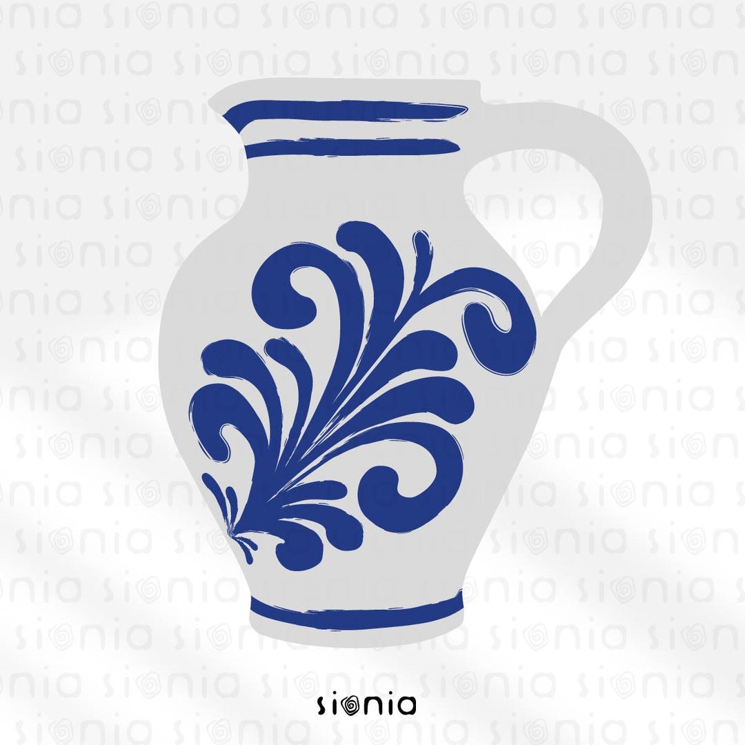 Bembel SVG File – Hand-drawn Apple Wine Jug – Frankfurt Symbol – Cricut ...