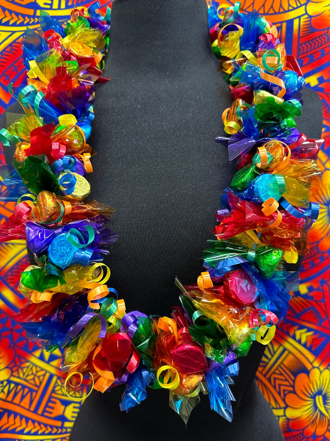 Rainbow Blast Candy Lei - Etsy