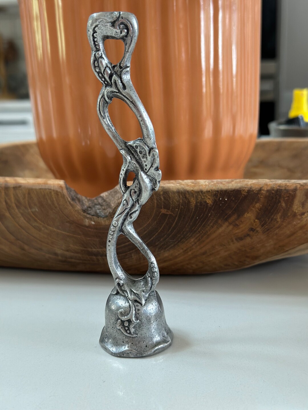 Vintage Pewter Standing Candle Snuffer - Etsy