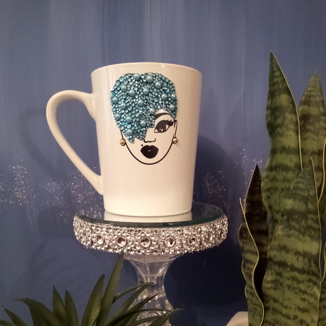Mary Queen Bling Mug, Personalized Mugs, Custom Mugs Birthday Gift ...