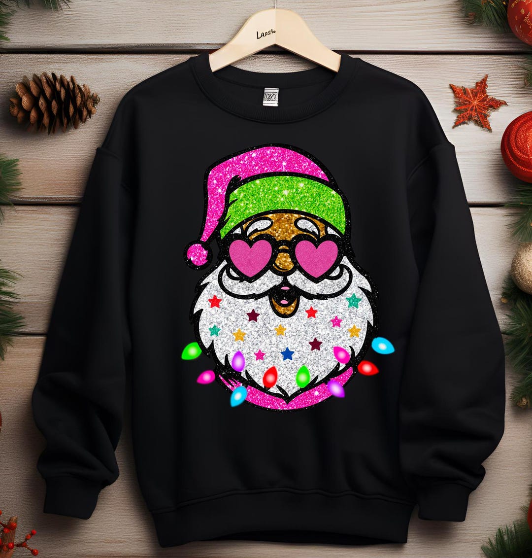 Christmas Santa Sweatshirts, DTF Shirts, Personalize, Custom Gifts ...