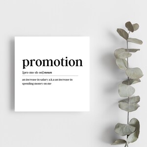 Promotion Definition Card | Celebration Cards | Celebration Gifts ...