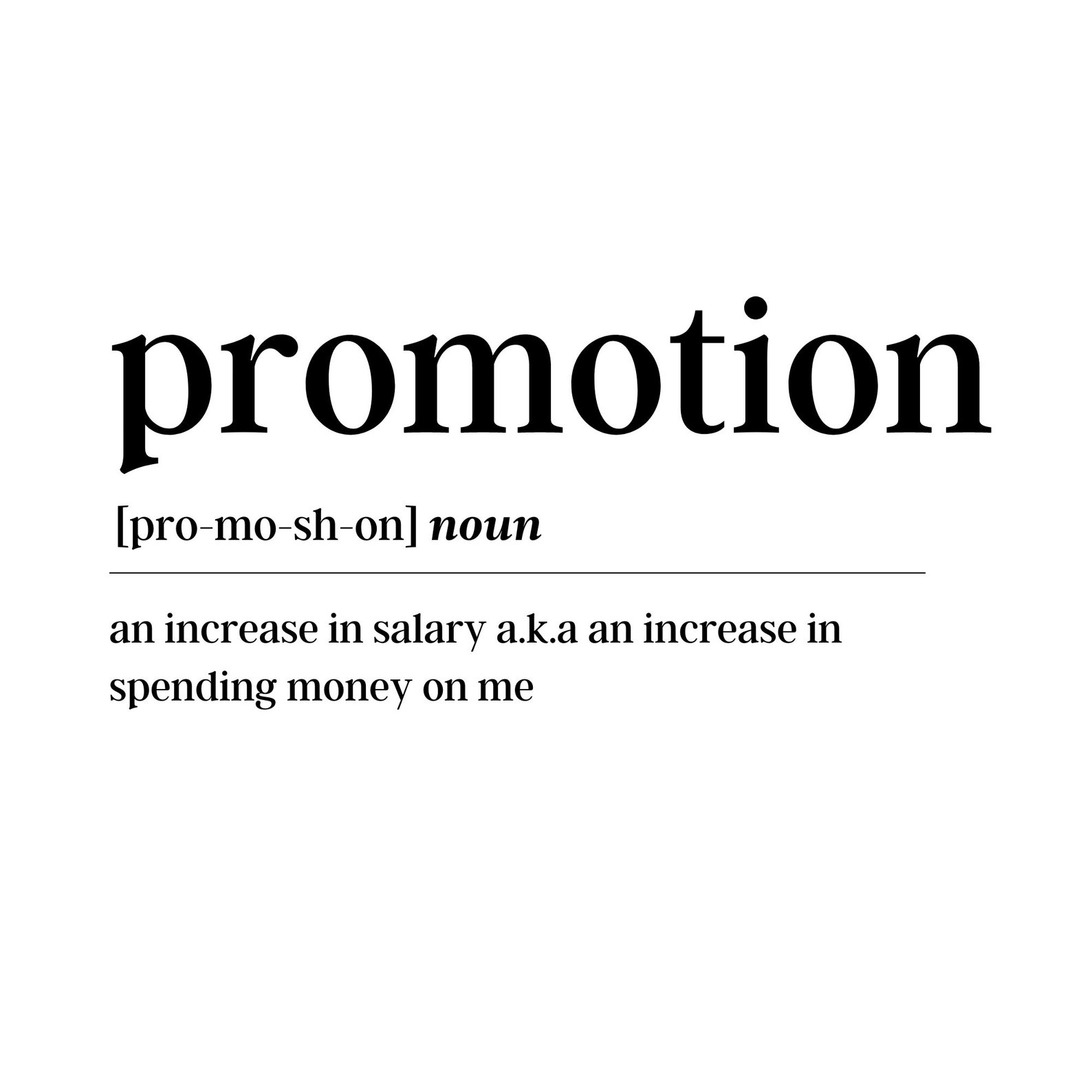 Promotion Definition Card | Celebration Cards | Celebration Gifts ...